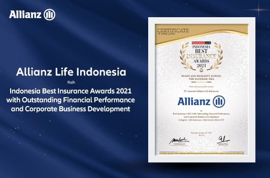 Allianz Indonesia Raih Penghargaan Best Insurance 2021 dari Warta Ekonomi